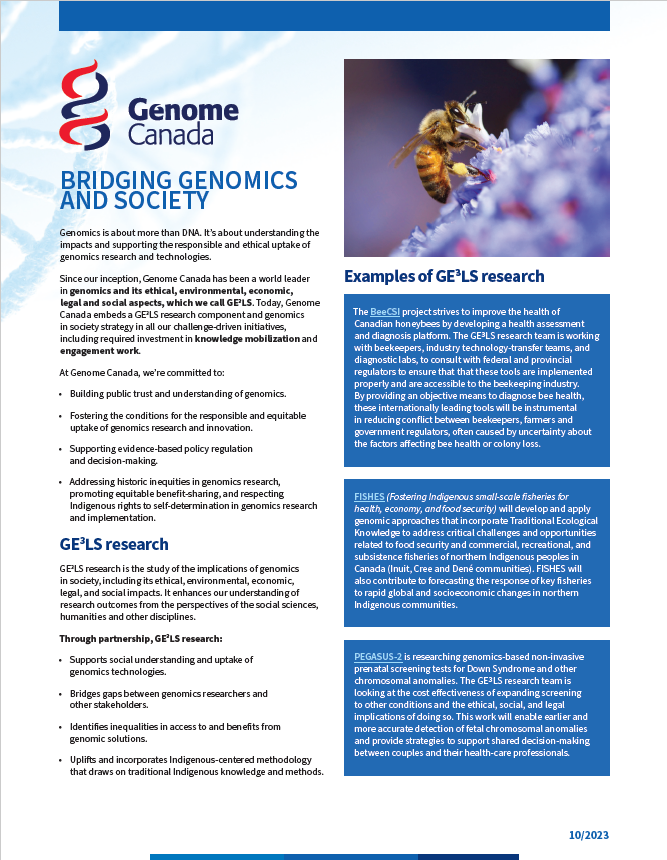 Homepage - GenomeCanada